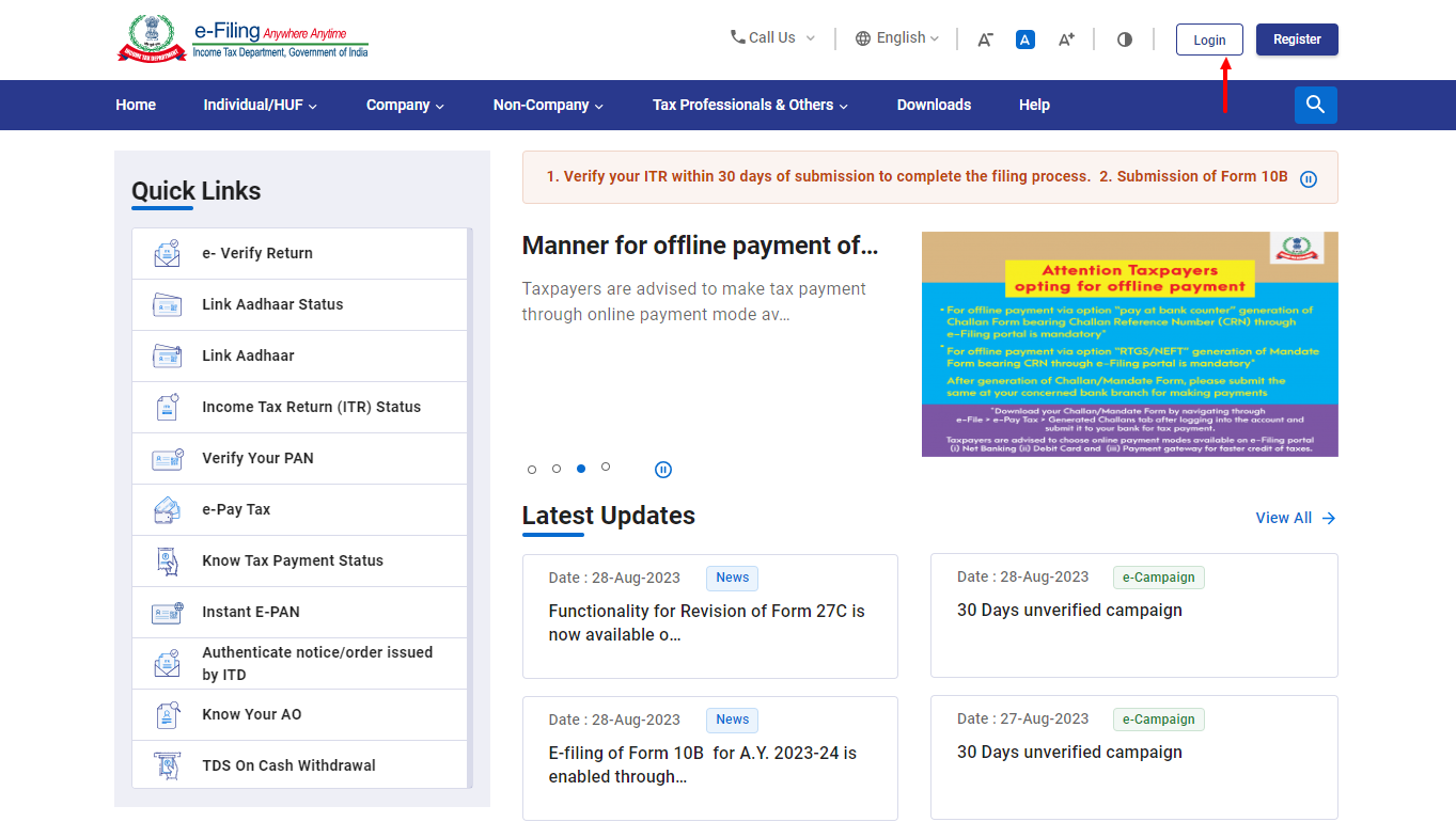 Step by Step Guide to change attributes for correction in challan ...