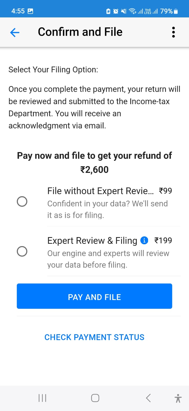 Upload Form-16 and File ITR using mobile app – myITreturn Help Center